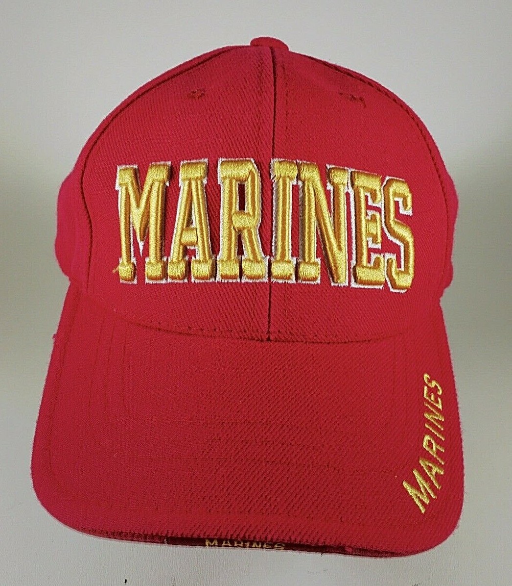 US Marine Corps USMC SEMPER FI Adjustable Red Yellow … - Gem