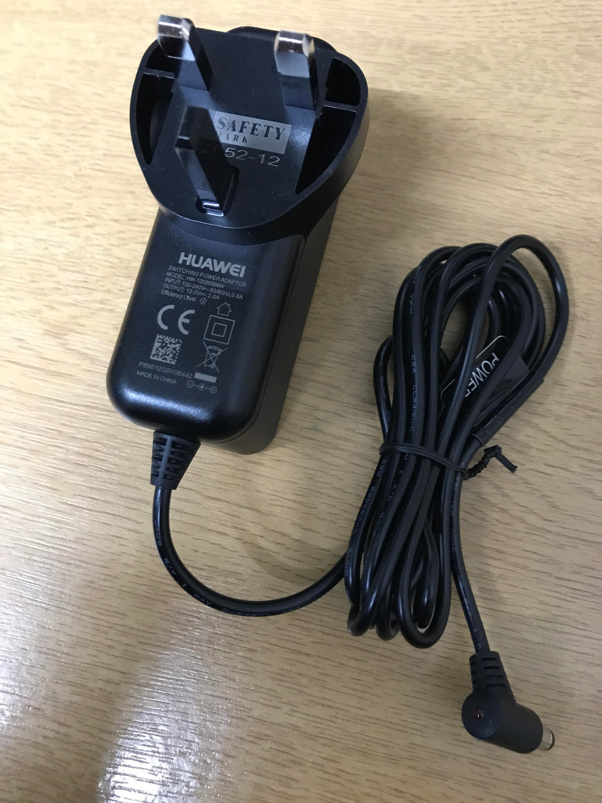 Genuine Original Huawei HW-120200B8W Switching Power Adapter 12.0V 2.0A ...