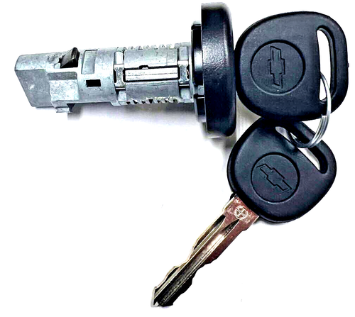NEW GM OEM Ignition Key Lock Cylinder Switch W/2 Chevy Bow-Tie Logo ...