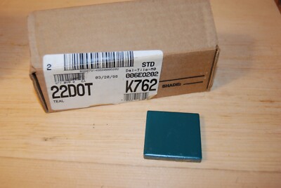 Daltile TEAL 2" Square Ceramic Tile Dots 19 Pack 22 DOT K762 Vintage ...