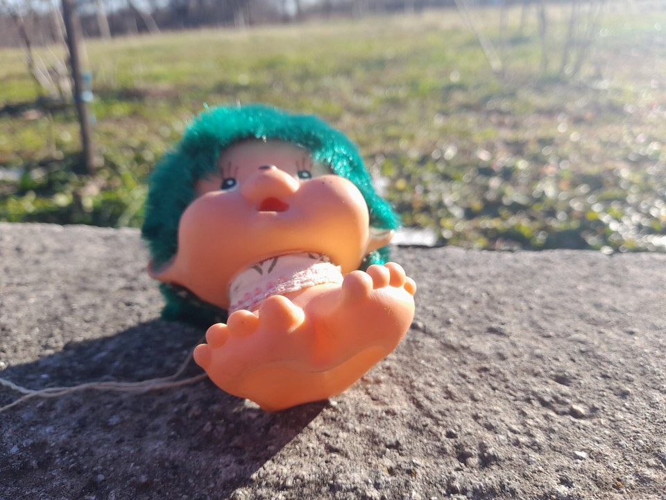 Vintage Rare East German GDR Troll Doll Rubber Toy | eBay