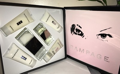 RAMPAGE 8 PCS BATH COLLECTION EAU DE PARFUM BODY LOTION SHOWER GEL ...