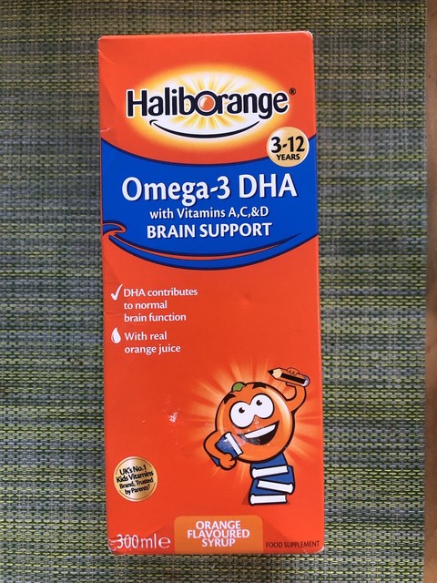 Haliborange Omega-3 DHA Orange Flavoured Brain Support Syrup - 300 ml ...