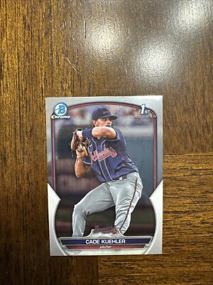 2023 Bowman Draft Chrome Cade Kuehler BDC-21 Atlanta Braves | eBay