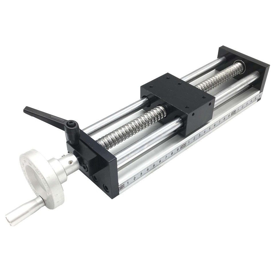 Manual CNC Slide Table 40-60kg Linear Motion Stage Ball Screw Module ...