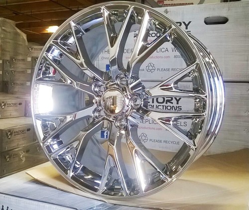 19” 20” Chrome FR22 Wheels for C6 C7 Chevrolet Corvette ZO6 Grand Sport ...