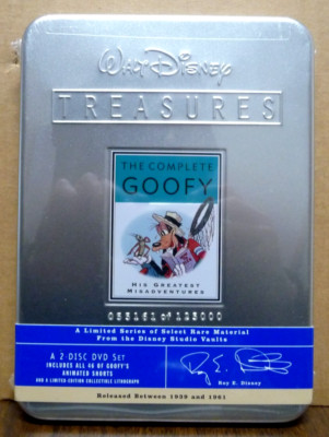 Walt Disney Treasures The Complete GOOFY DVD in Numbered Tin BRAND NEW ...