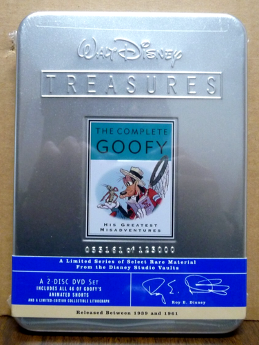 Walt Disney Treasures The Complete GOOFY DVD in Numbered Tin BRAND NEW ...