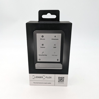 Ledger Flex Crypto Hardware Wallet w/Bluetooth & E Ink Touch Screen ...
