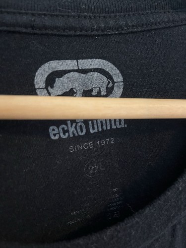 Ecko UNLTD Mens Y2K T Shirt Black 2XL XXL Hip Hop | eBay