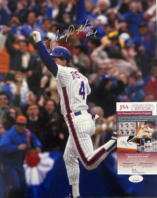Lenny Dykstra New York Mets Signed Autographed 14x11 Photo JSA ...