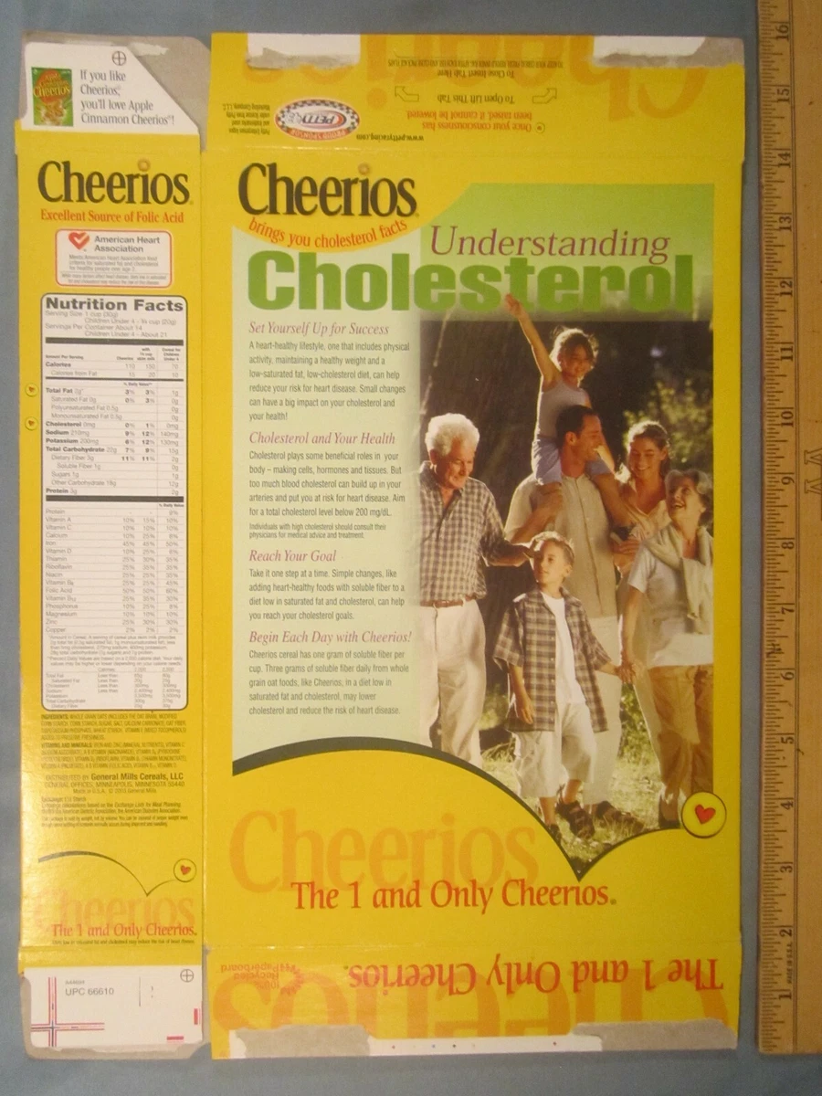 Cheerios Box Back