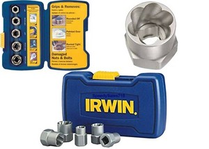 IRWIN Bolt Grip 5 Piece Extractor Base Set Tool Kit To Remove Rounded ...