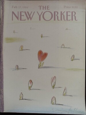 The New Yorker February 17, 1986 Eugene Mihaesco Cover, Complete ...