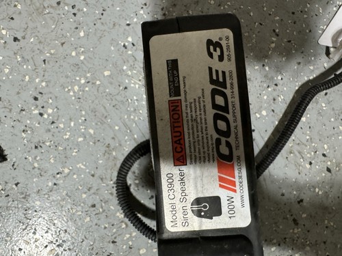 Code 3 C3900 Siren Speaker | eBay