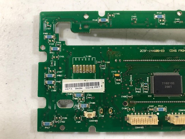 Ford OEM Stereo Radio 6cd Board Front Part# 2c5f-14a608-ed Cdx6 ...