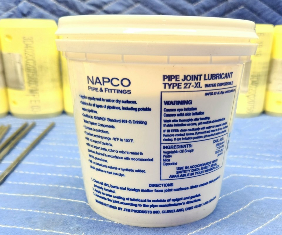 WESTLAKE YELOMINE CERTA-LOK 2” MUNICIPAL WATER PIPE JOINT PVC FIT ...