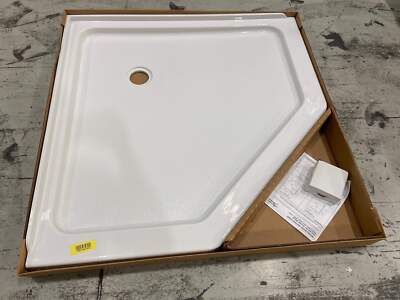 AMERICAN STANDARD 4242N-ST3.020 42X42 CORNER SHOWER BASE/DRAIN ASSEMBLY ...