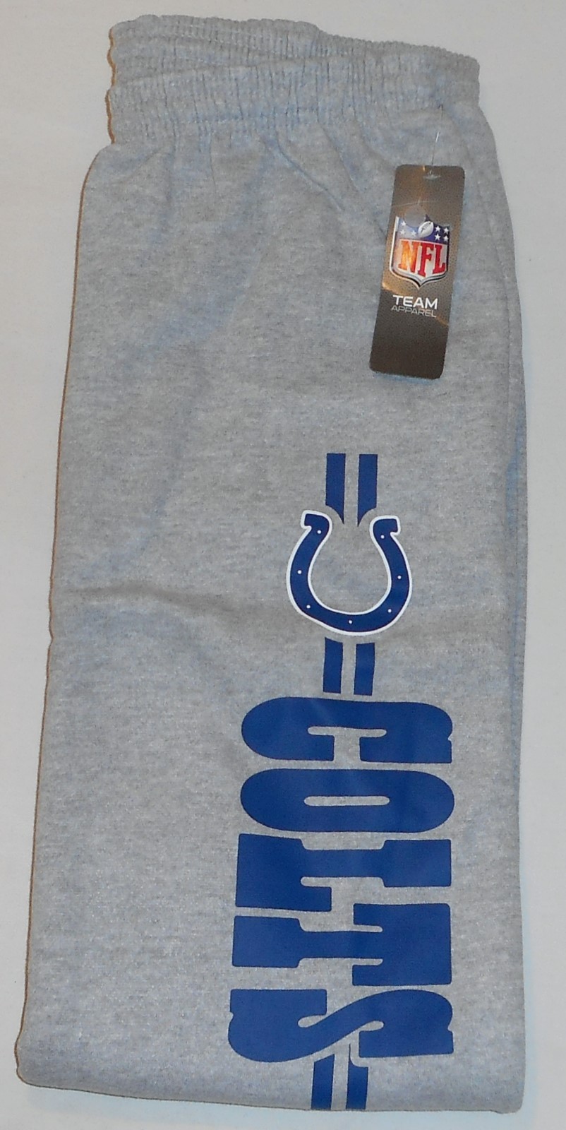 INDIANAPOLIS COLTS NFL BIG MEN'S SWEATPANTS SWEAT PANTS 4X 5X GRAY NWT ...
