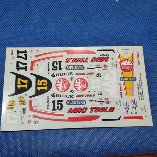 🌟 Decals Mac Tools Lola Indy Car 1:24 Scale 1000s Model Car Parts 4 ...