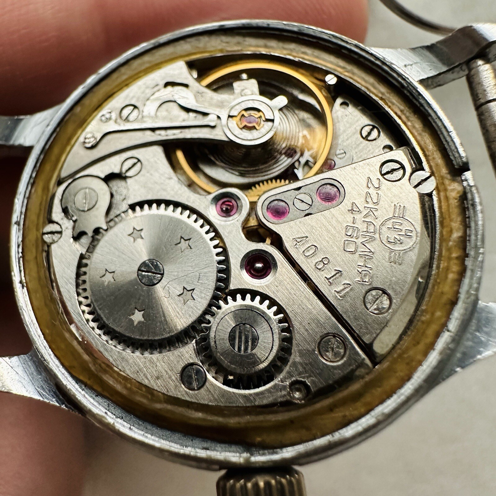 Vintage precision mechanical men's soviet watch Vostok 22j ChChZ VOLNA ...