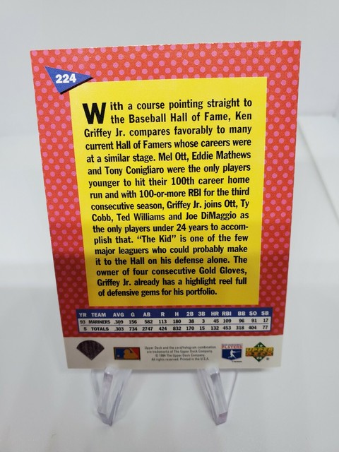 1994 Upper Deck Fun Pack - #224 Ken Griffey Jr for sale online | eBay