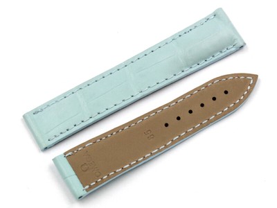 Watch Strap OMEGA Clasp Lug 18mm Real Leather Crocodile Orig Lady Cool ...