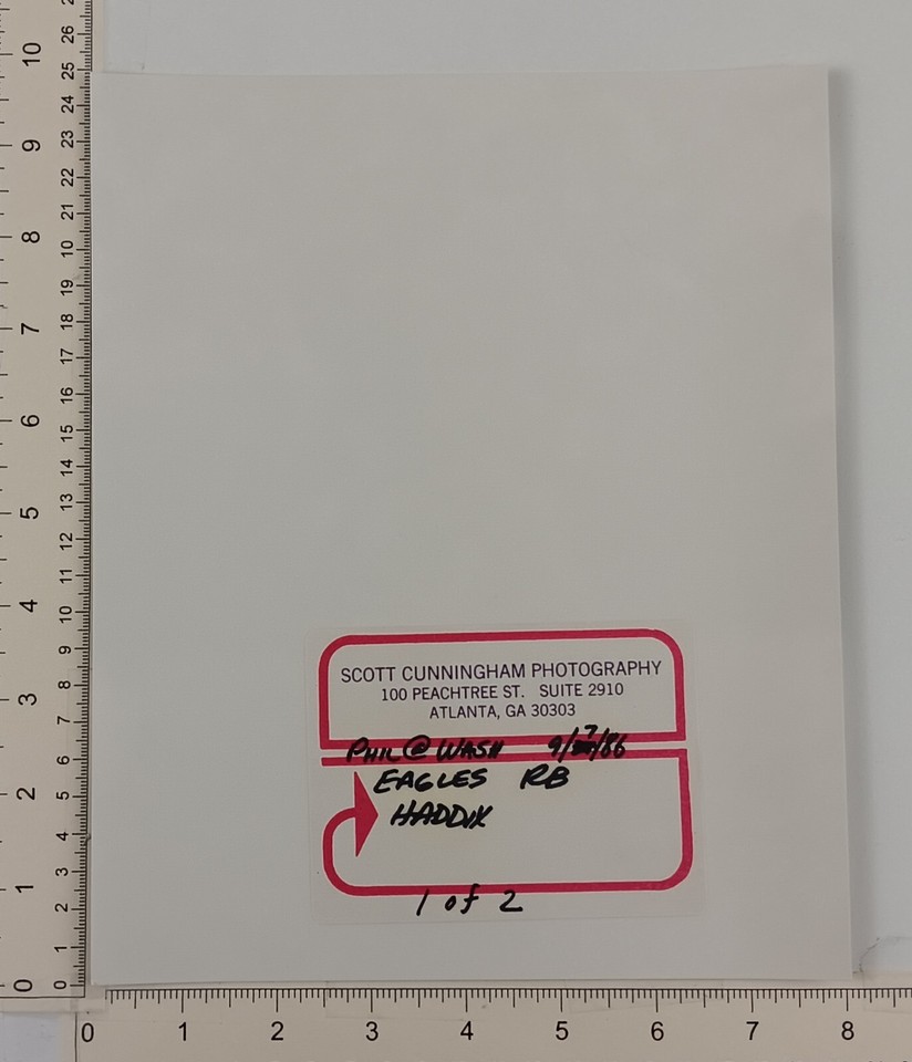 1986 Philadelphia Eagles #26 Michael Haddix Running Back NFL Vintage ...