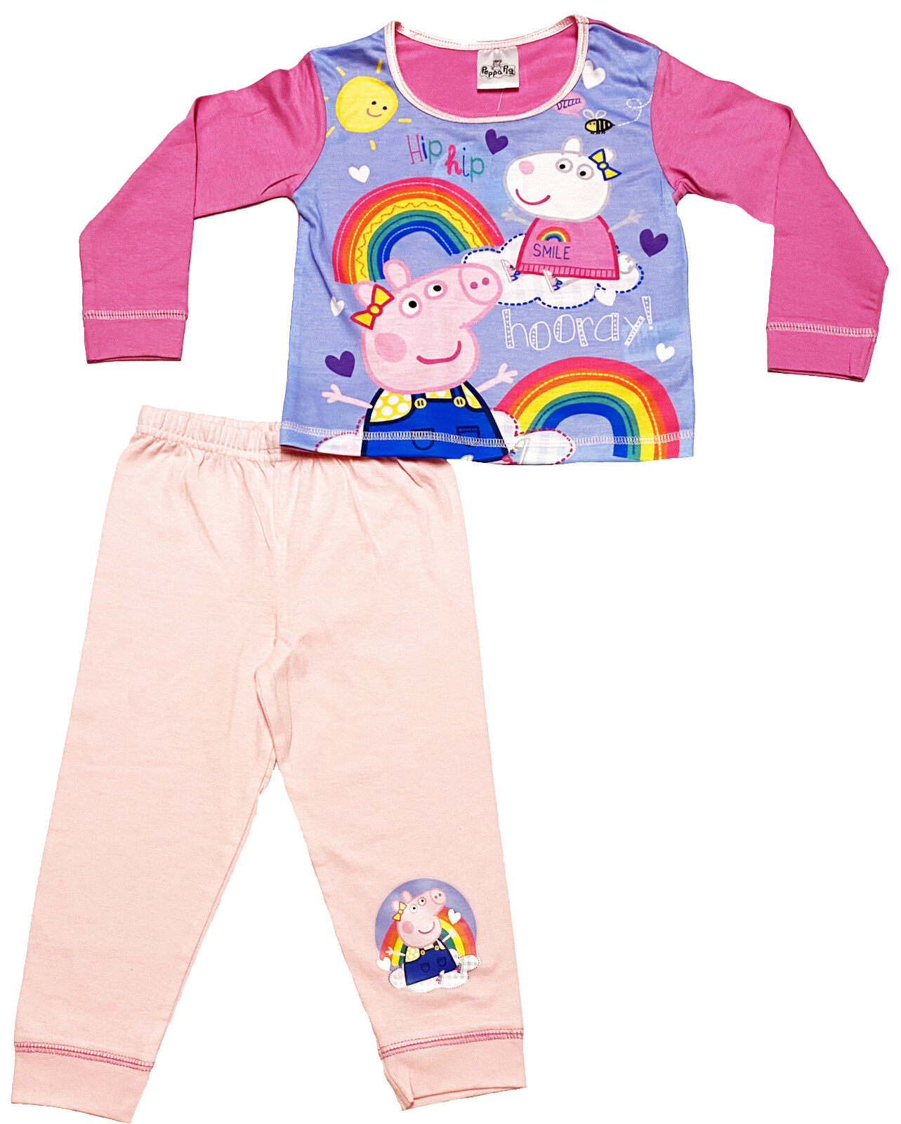 Peppa Pig Pyjamas Boys Girls Pjs Sleepwear Age 1.5 to 5 Yrs Can Be ...