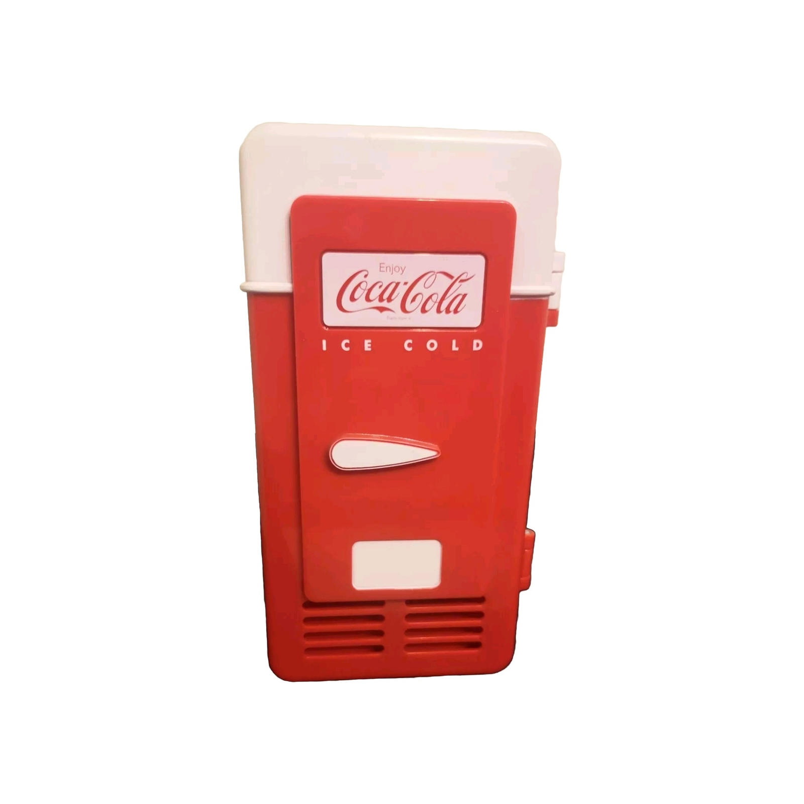 Retro Coca-Cola Single Can Cooler Red USB Powere Mini Fridge for Office ...