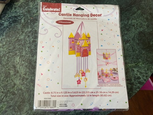Way to Celebrate Castle Hanging Decor - 3 dimensional - Brand New ...