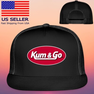 Kum & Go Midwestern Jackass Adjustable Black Trucker Hat Cap Adult Size ...