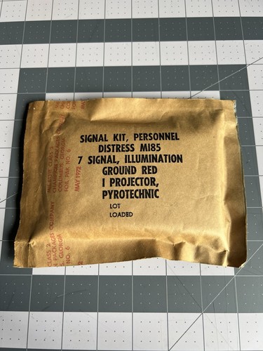 RARE NOS Vintage Vietnam Era Distress Signal Kit 1973 M185 UNOPENED | eBay