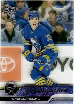 2024-25 Upper Deck Clear Cut Clearcut Young Guns Ryan Johnson Rookie ...