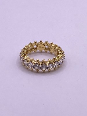 Dallas Prince White Zircon Signature Band Ring 925 Sterling Silver Size ...
