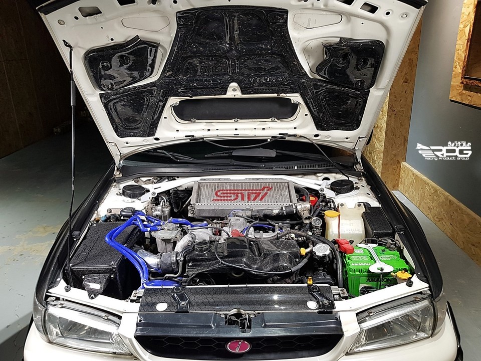 RPG Carbon RR Cold Air Intake Box for 97-01 Subaru Impreza WRX STi GC8 ...