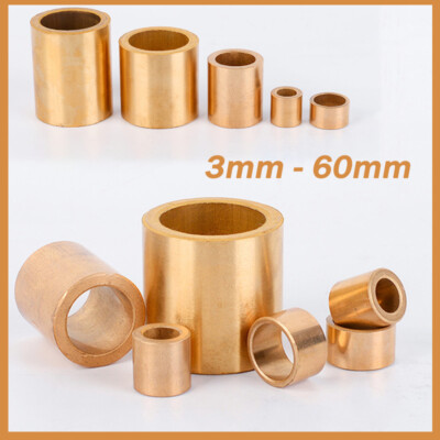Metric Oilite Plain Pure Copper Sintered Bearing Bushes 3mm -60mm High ...