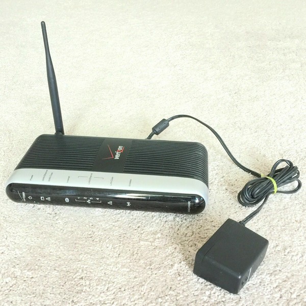 Verizon FIOS Actiontec Mi424wr Rev D WiFi Wireless Router for sale ...