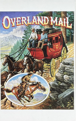 OVERLAND MAIL STAGECOACH LEGENDS OF THE WEST 1994 FIRST DAY CANCELED ...