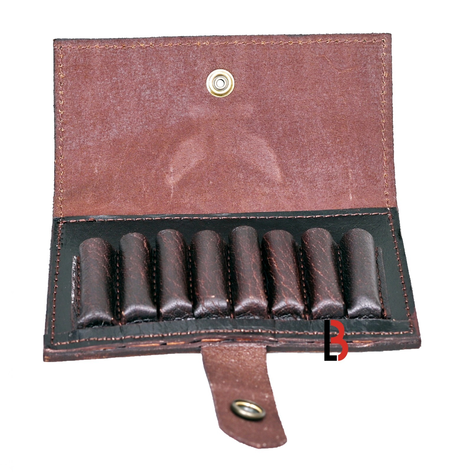 Cowhide Leather Rifle Cartridge Holder Ammo Wallet for 8 Shells 308 | eBay