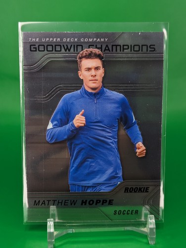 Matthew Hoppe Rookie Card 2023 Upper Deck Goodwin Champions Platinum ...