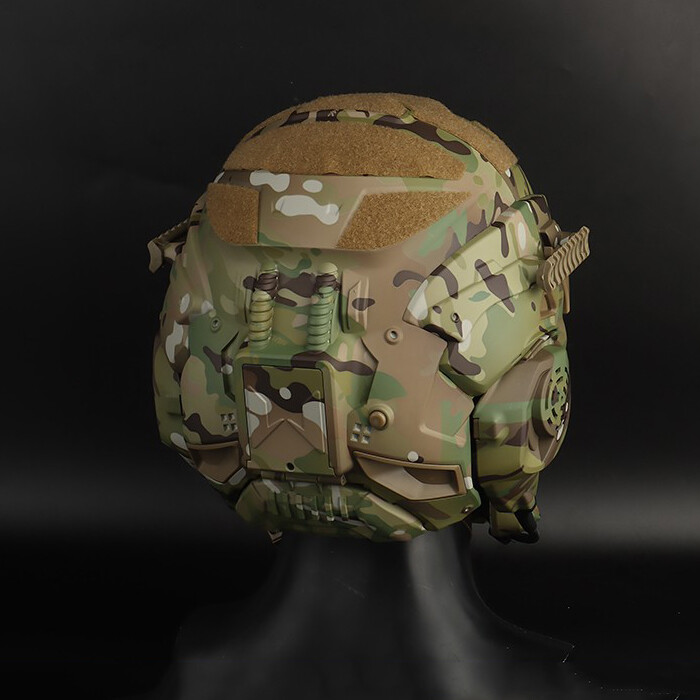 Tactical Assault Helmet Ii Built-In Headset with Mask Rail Anti-Fog ...