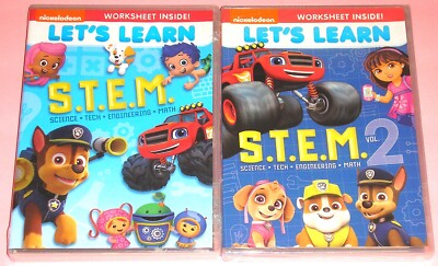 Nickelodeon Educational DVD Lot - S.T.E.M. V1 & V2 Science Tech ...