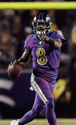 Classic Sports Prints - Baltimore Ravens Lamar Jackson -Ready2Hang ...
