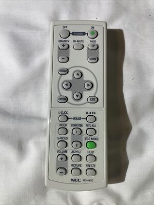 NEC RD-445E PROJECTOR Remote Control - Excellent Condition | eBay