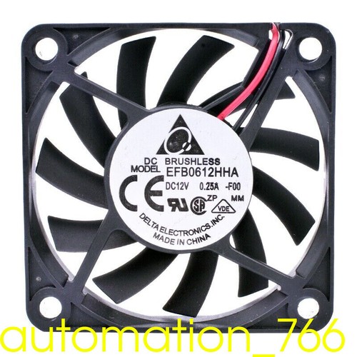 Delta EFB0612HHA 6010 60mm x 10mm Cooler Cooling Fan 12V 0.25A 2Pin. | eBay