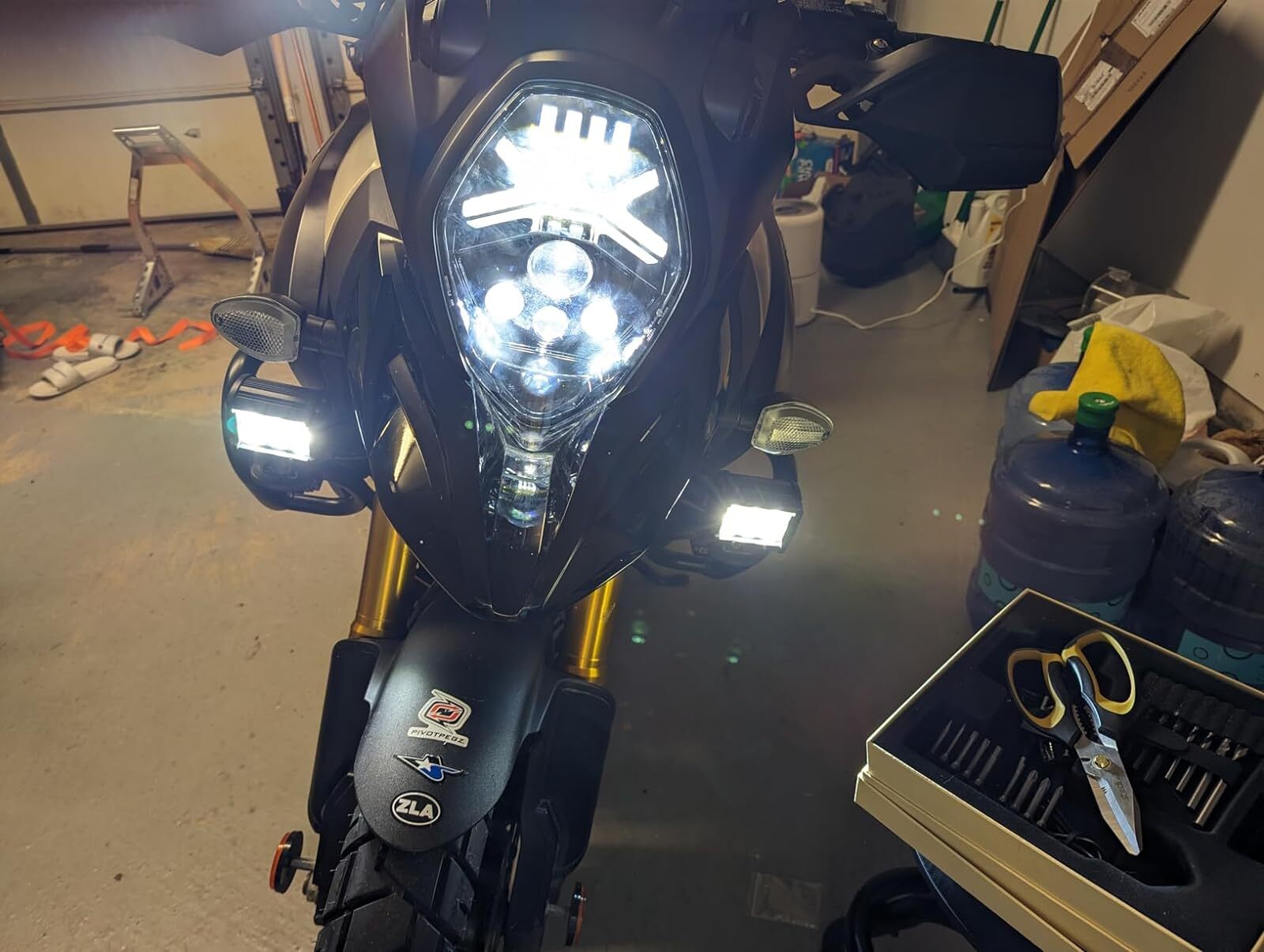 For Suzuki V-STROM DL650/650 DL1000/1000 LED Headlight Assembly ...