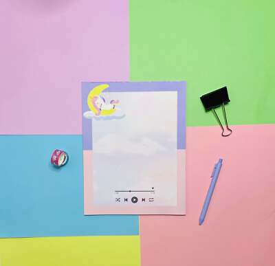 Sleepy Unicorn Slumber Jumbo Stationery Notepad | eBay