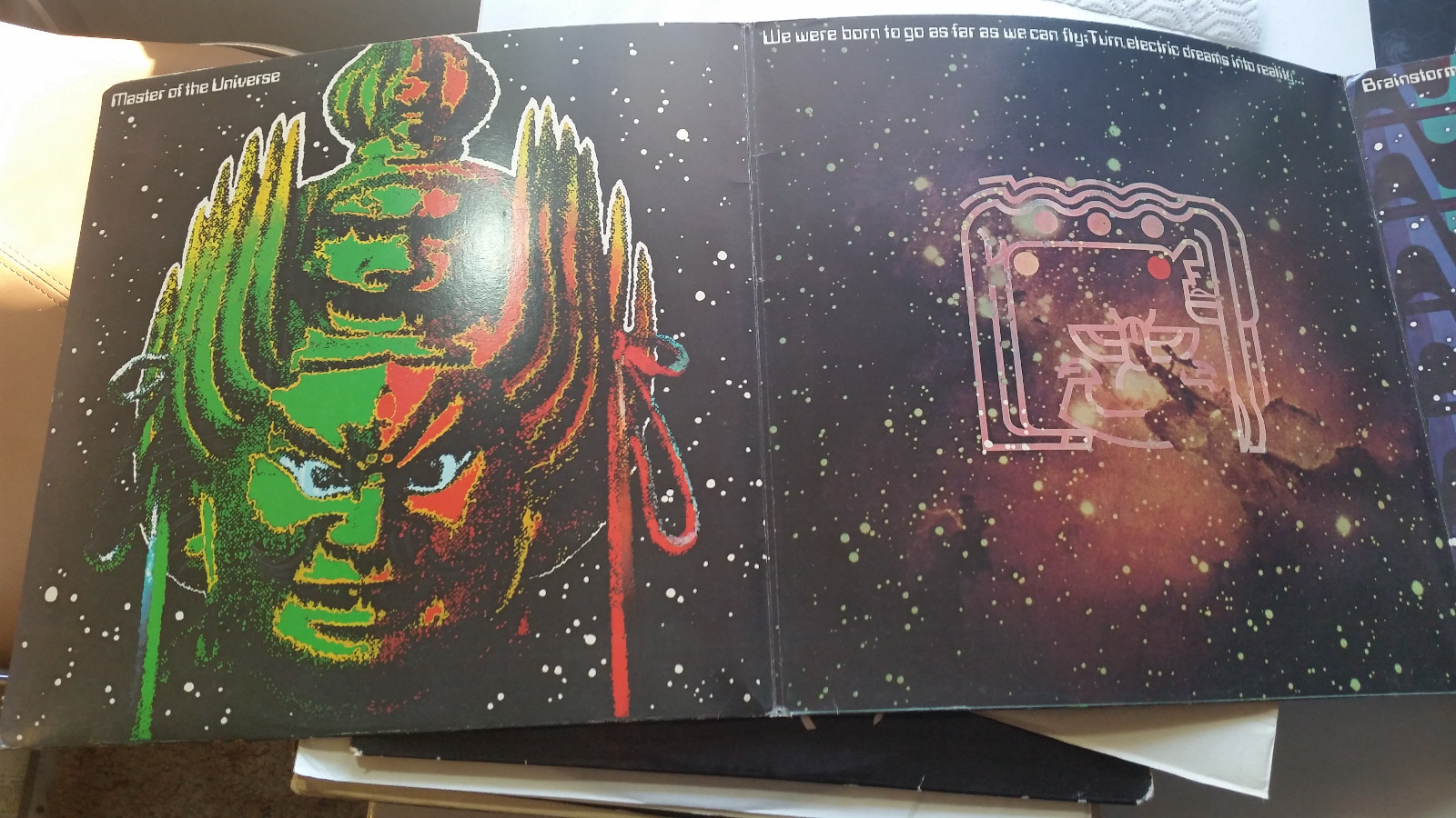 HAWKWIND SPACE RITUAL 2 LP w/POSTER Cover Orig USA RARE motorhead lemmy ...