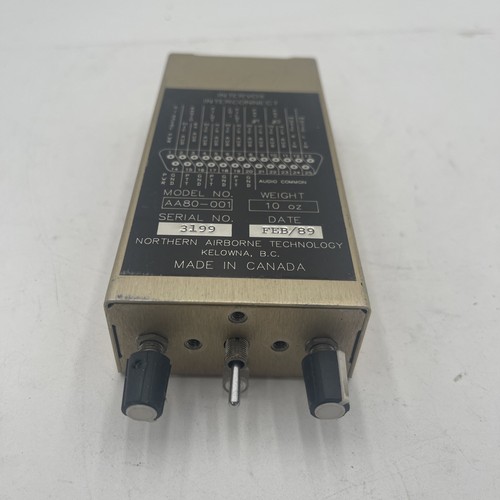 AA80-001 Northern Airborne Intervox Interconnect Intercom | eBay